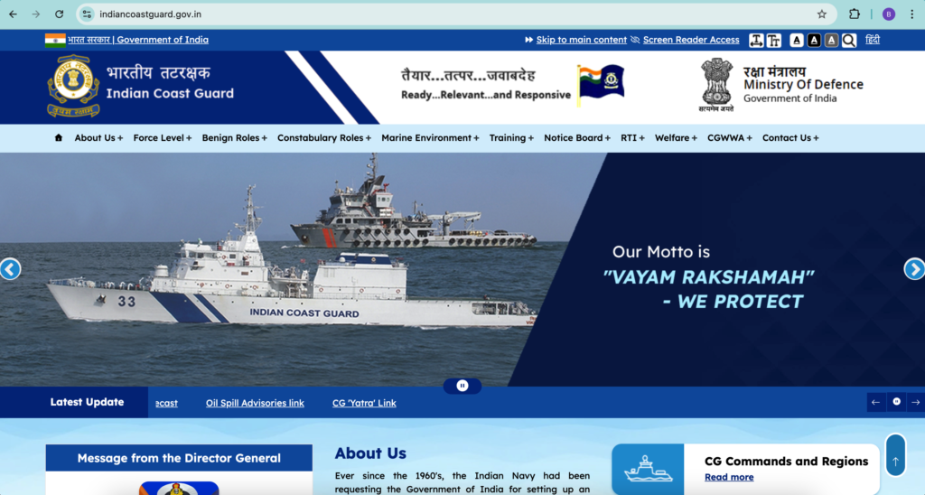 Indian Coast Guard ICG Navik GD and DB CGEPT 02/2025 Recruitment 2025 ...